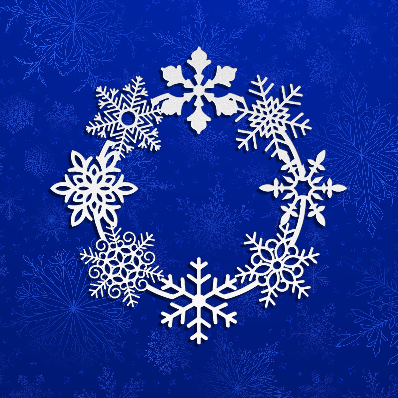Snowflake Wreath Winter Wreath Not Christmas White Christmas - Etsy