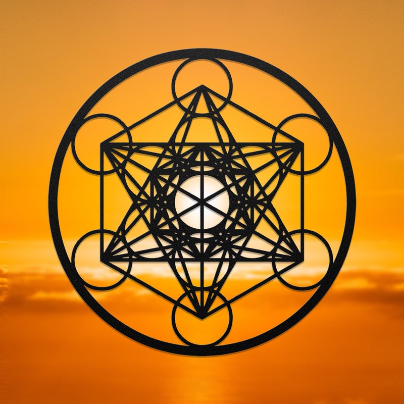 Metatrons Cube Wall Art - Etsy