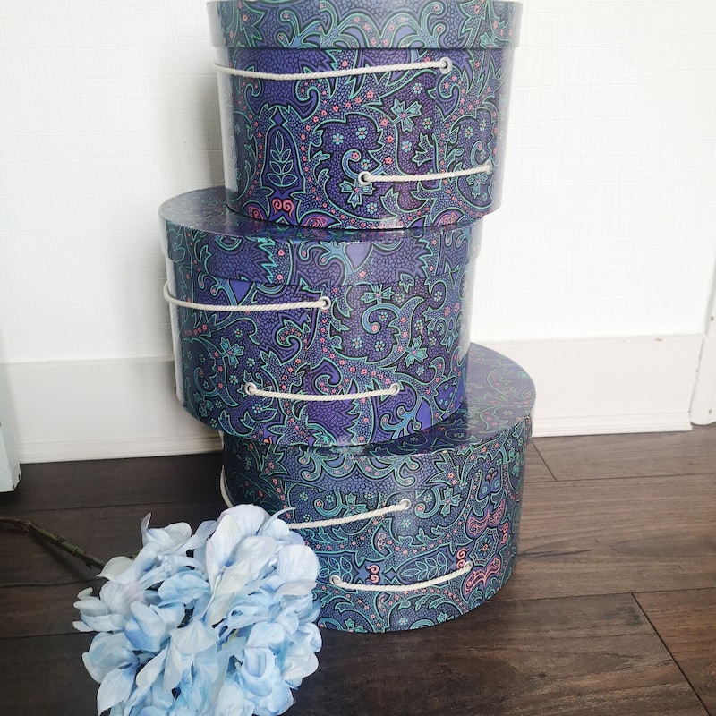 Decorative Hat Box - Etsy