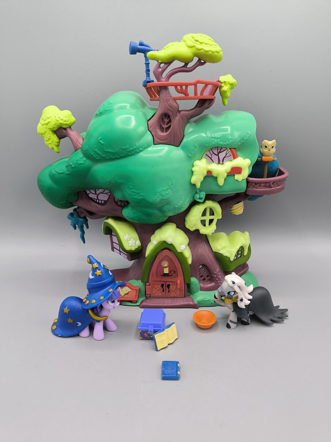 Vintage MLP Golden Oak Library Playset With Rare Pony Zecora and ...