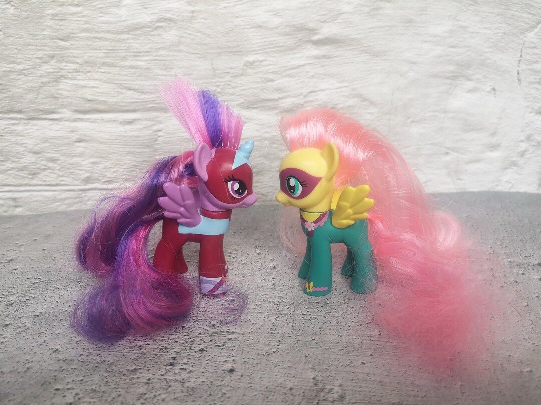 Vintage My Little Pony G4 From Power Ponies 6 Pack Masked - Etsy