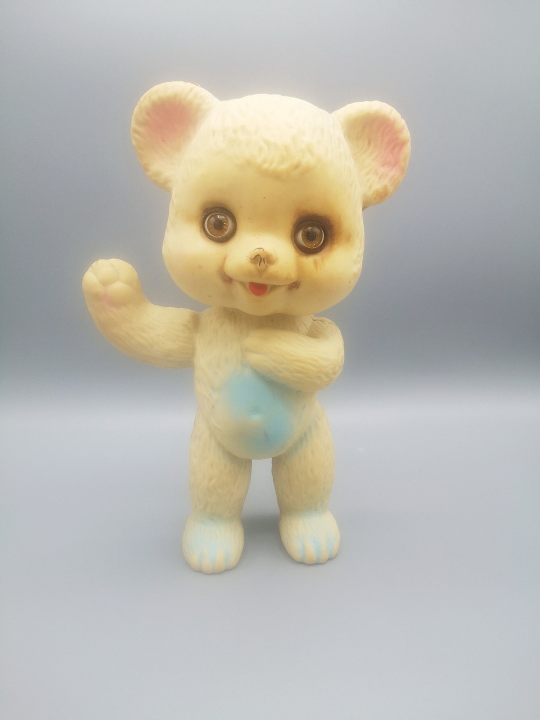 Vintage Vinyl Teddy Bear 1950-1960s, Eyes Open and Close, Collectible ...