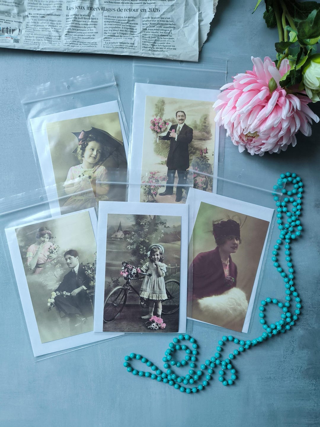Vintage Set of 5 Postcards From the Late 19th and Early 20th Century ...