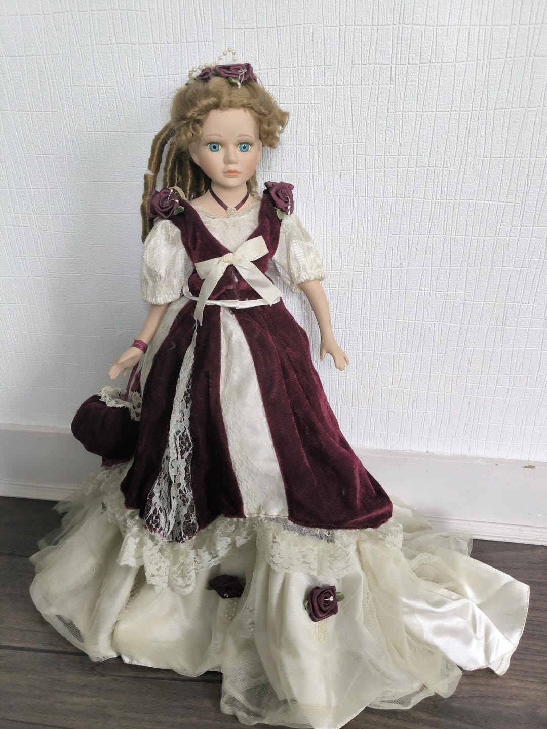 Vintage Porcelain Blonde Doll CMP Paris, Historical Doll Collection in ...