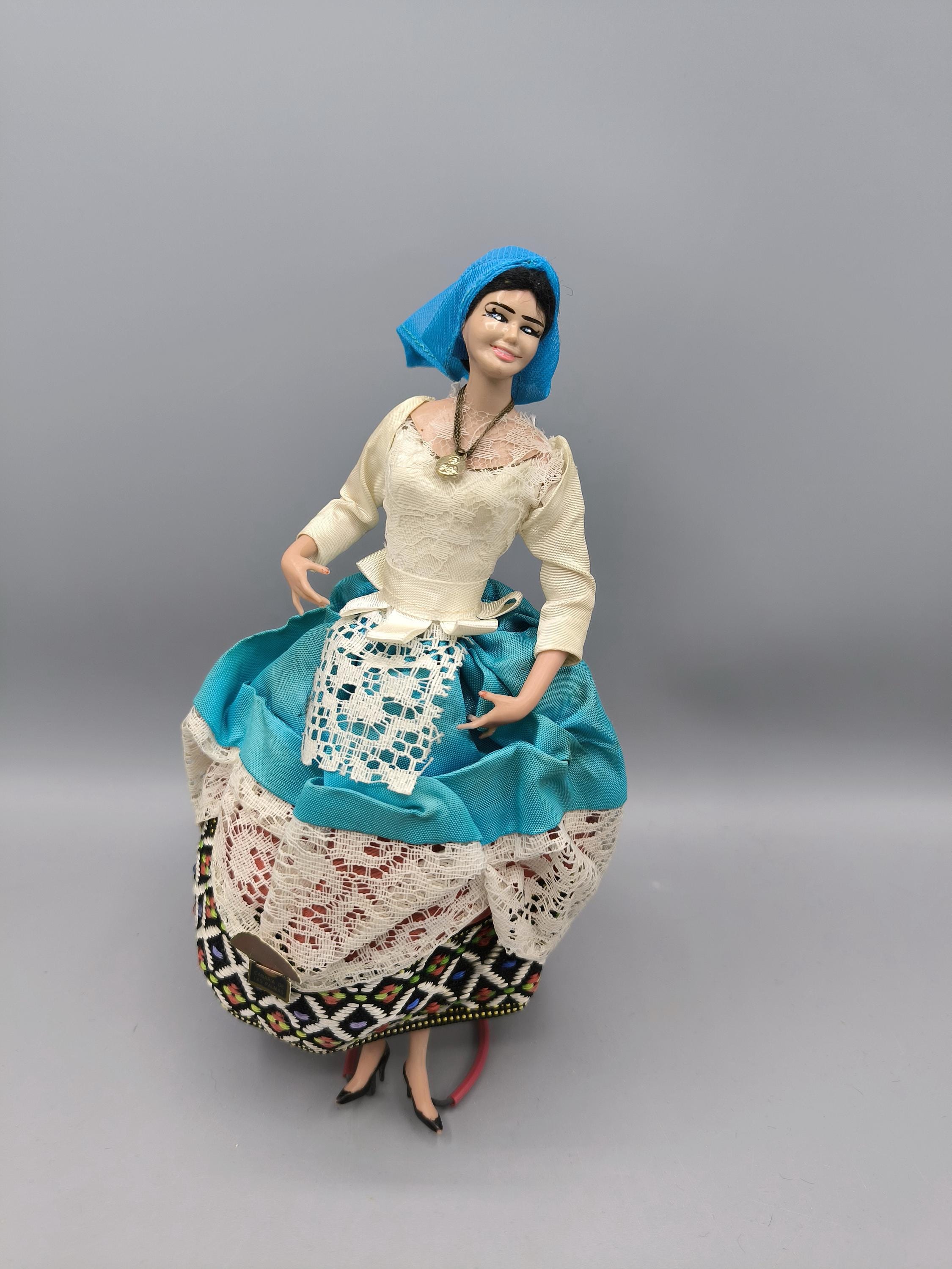 Vintage Grain Doll 1970-80s, Spanish Doll in Regional Dress, Doll ...