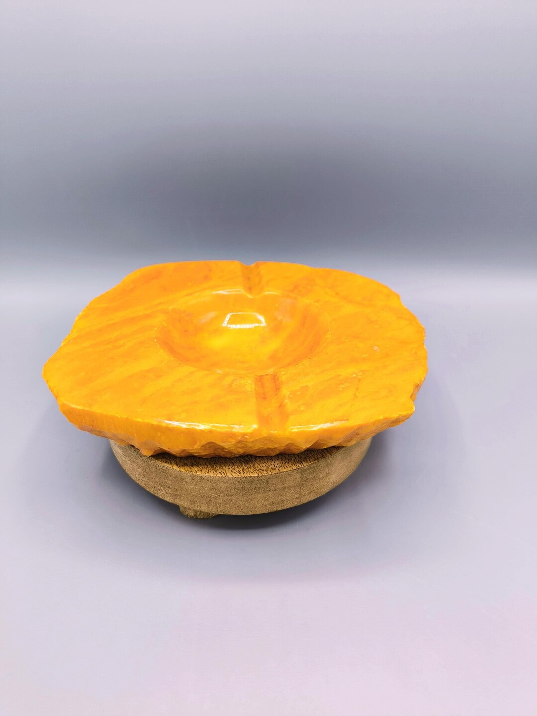 Vintage Romano Bianchi Alabaster Ashtray From the 60s-70s, Hand Carved ...