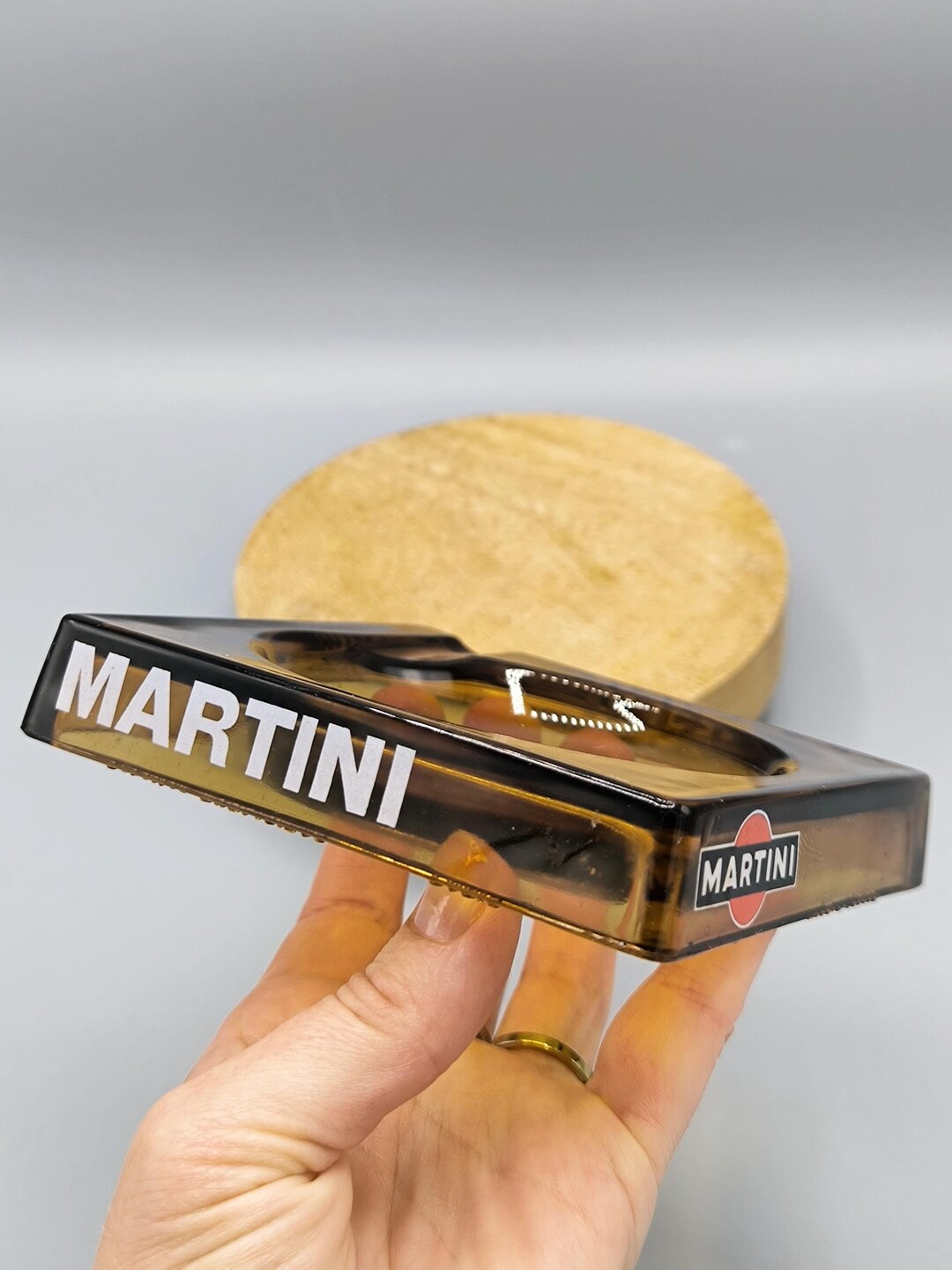 Vintage Rare Martini Bar Ashtray, Promotional French Ashtray, Stylish ...