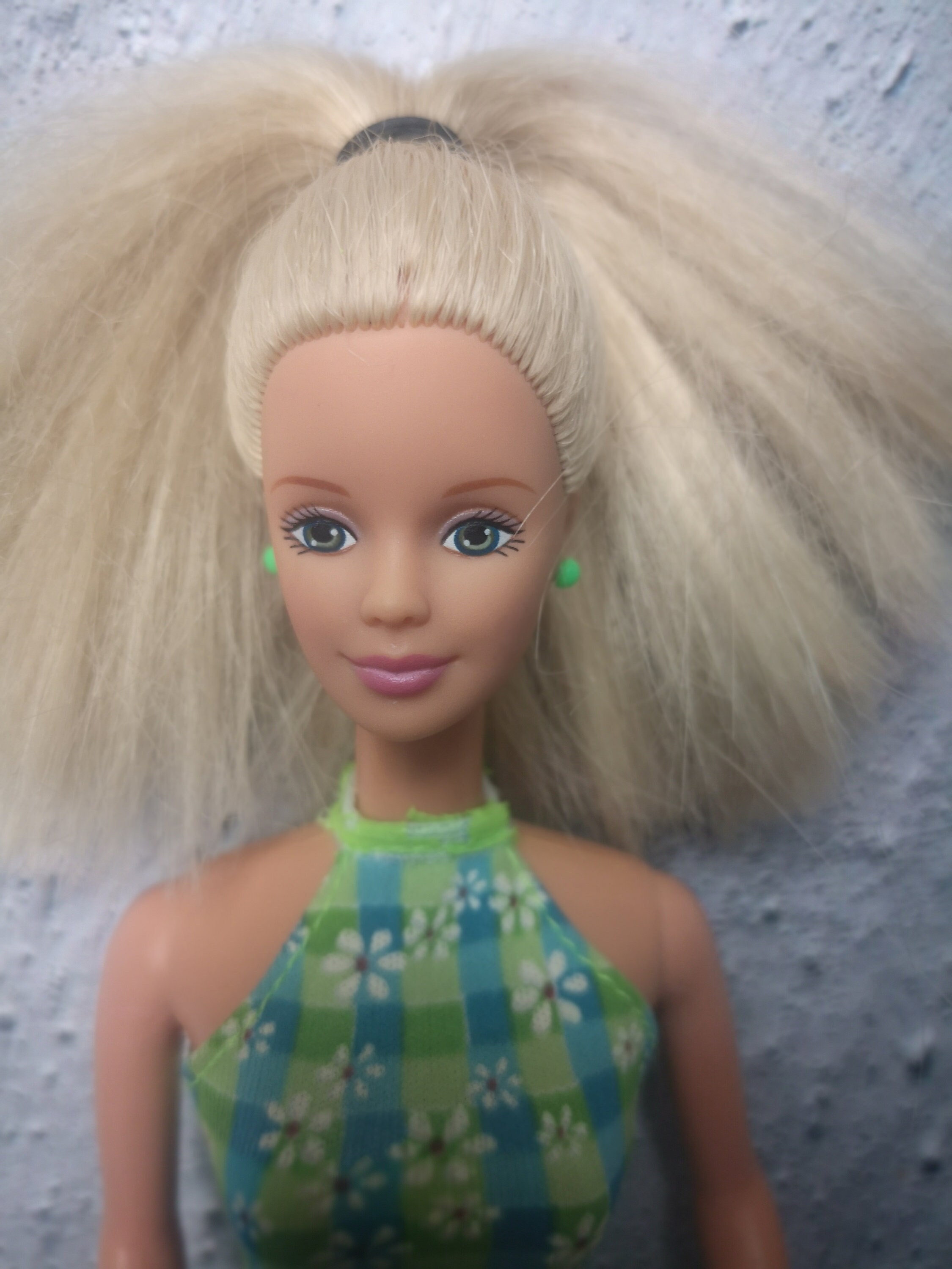 Vintage Pretty in Plaid Barbie 1998 Bob Mackie Face Mold - Etsy