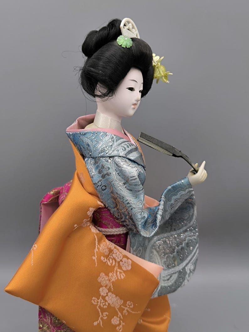 Vintage Geisha Doll, Collectible Japanese Doll, Gift for a Collector - Etsy