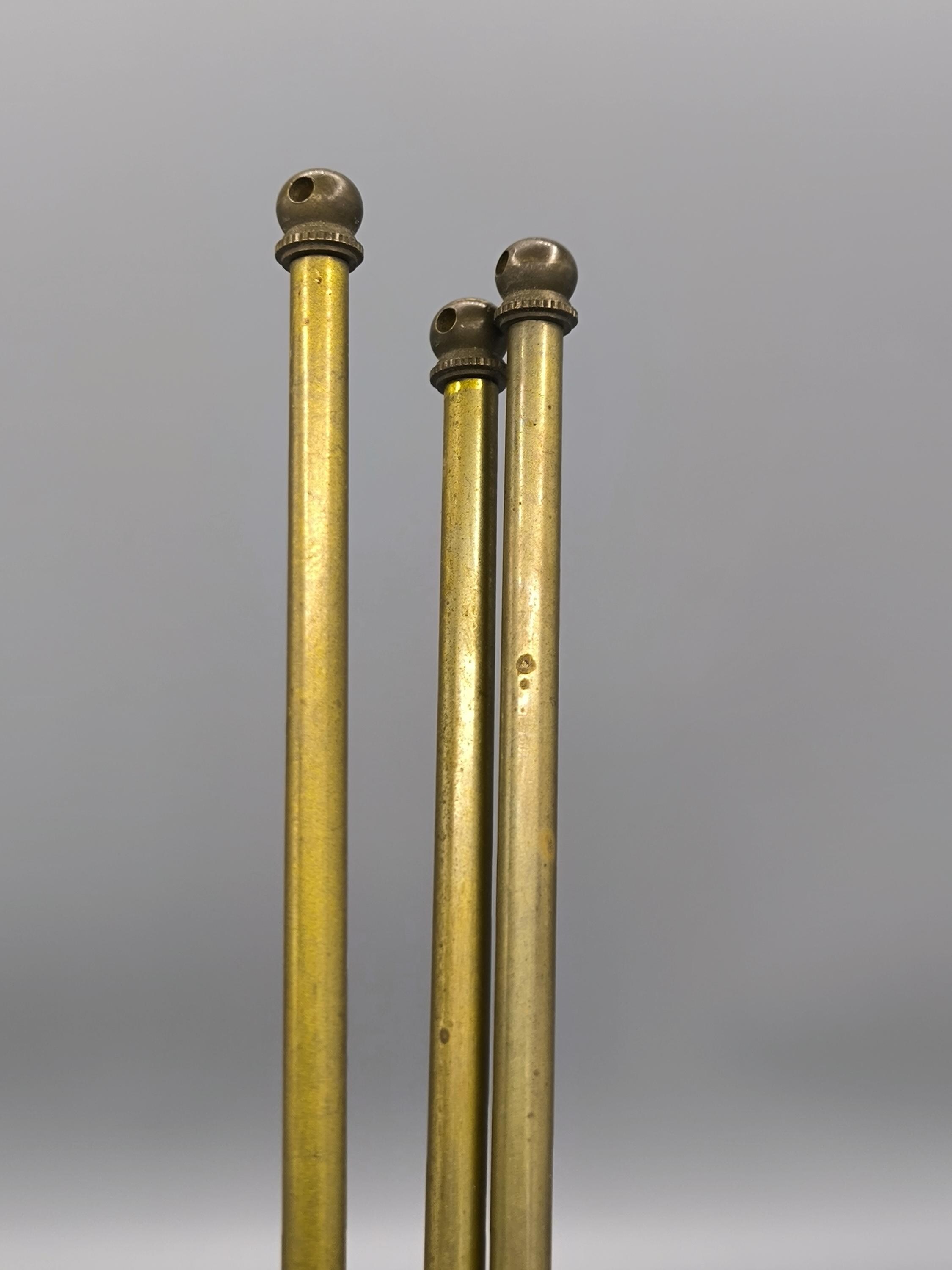 Vintage Curtain Brass Rods, Rare Thin Rods, Cornices, Old French ...