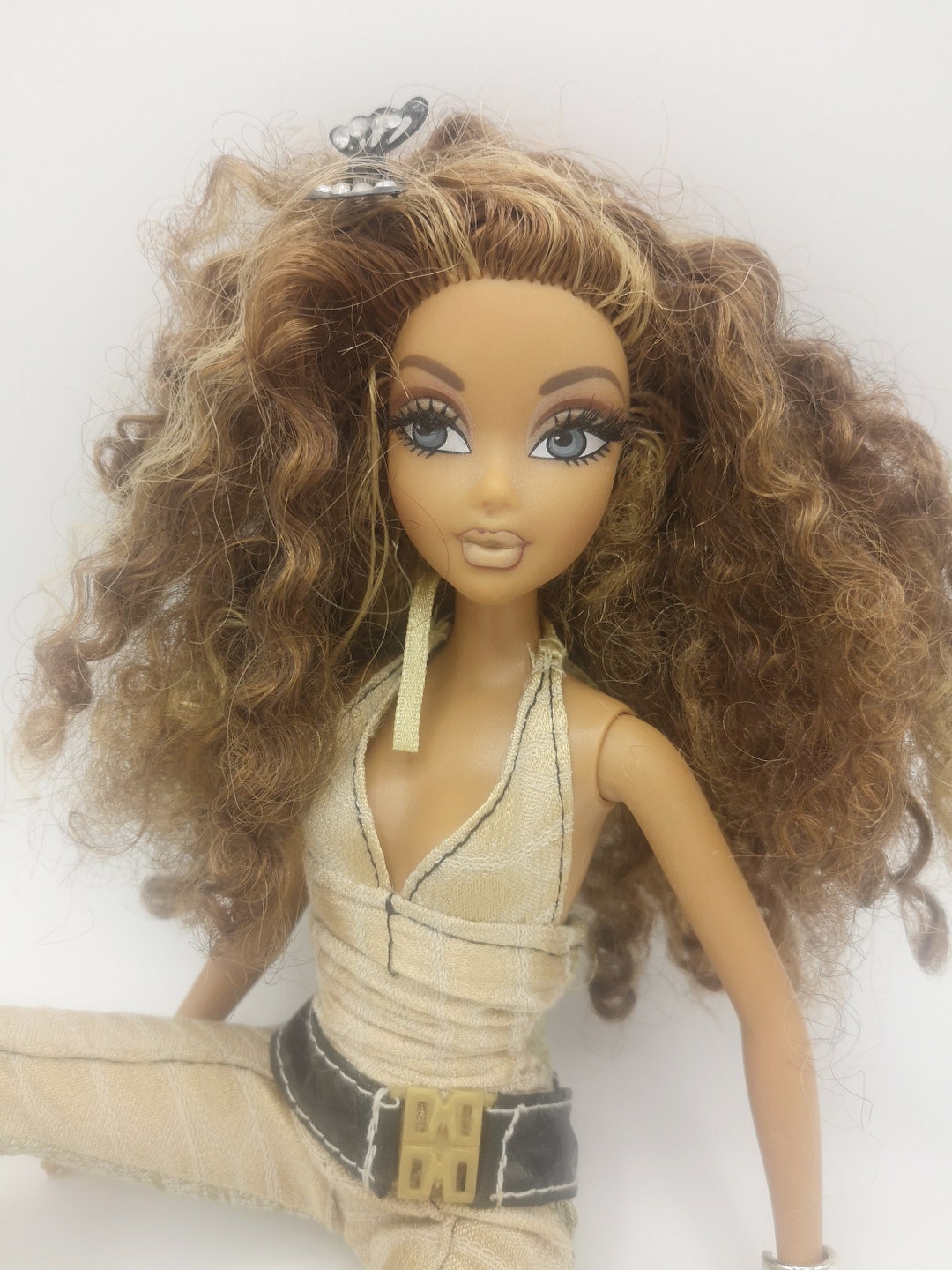 Vintage My Scene Barbie Doll, Beauty Brunette With Curly Hair, 1999 ...