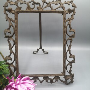 Antique Large Bronze Frame 19th Century, Heavy Openwork Frame for Photo ...