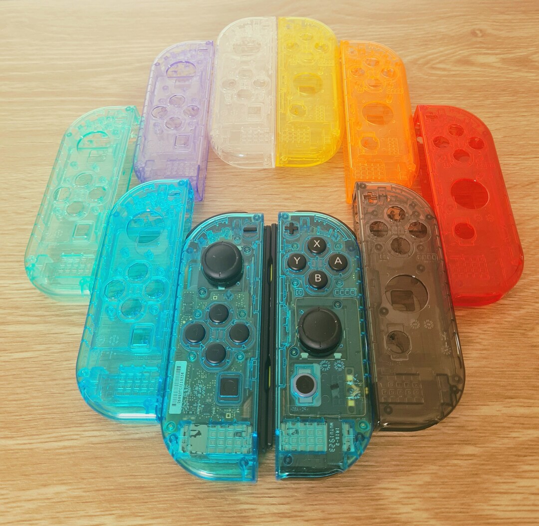 Transparent Joy Con Replacement Housing nintendo Switch Controller ...