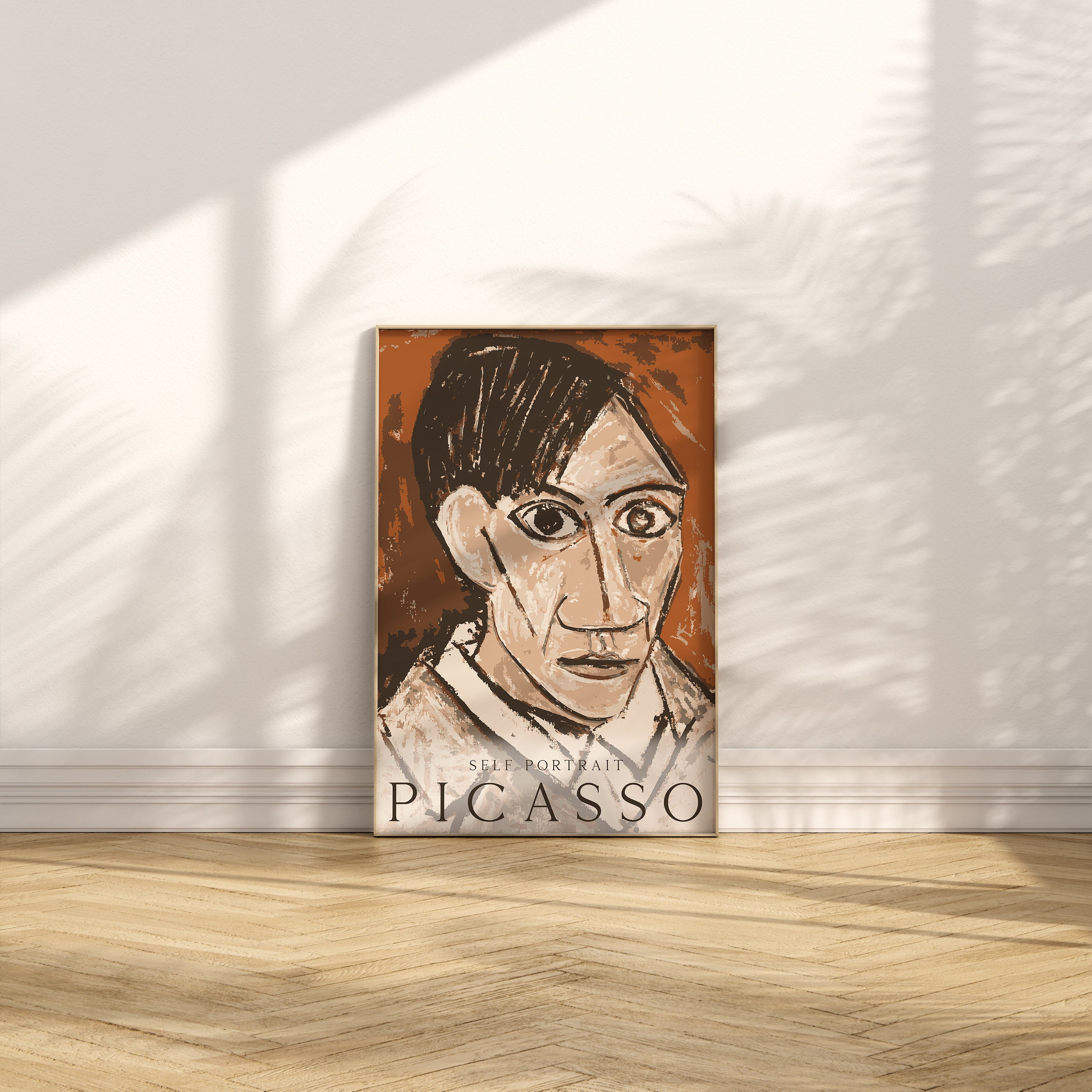 Picasso Painting, Self Portrait, Gallery Wall Art, Modern Home Decor ...