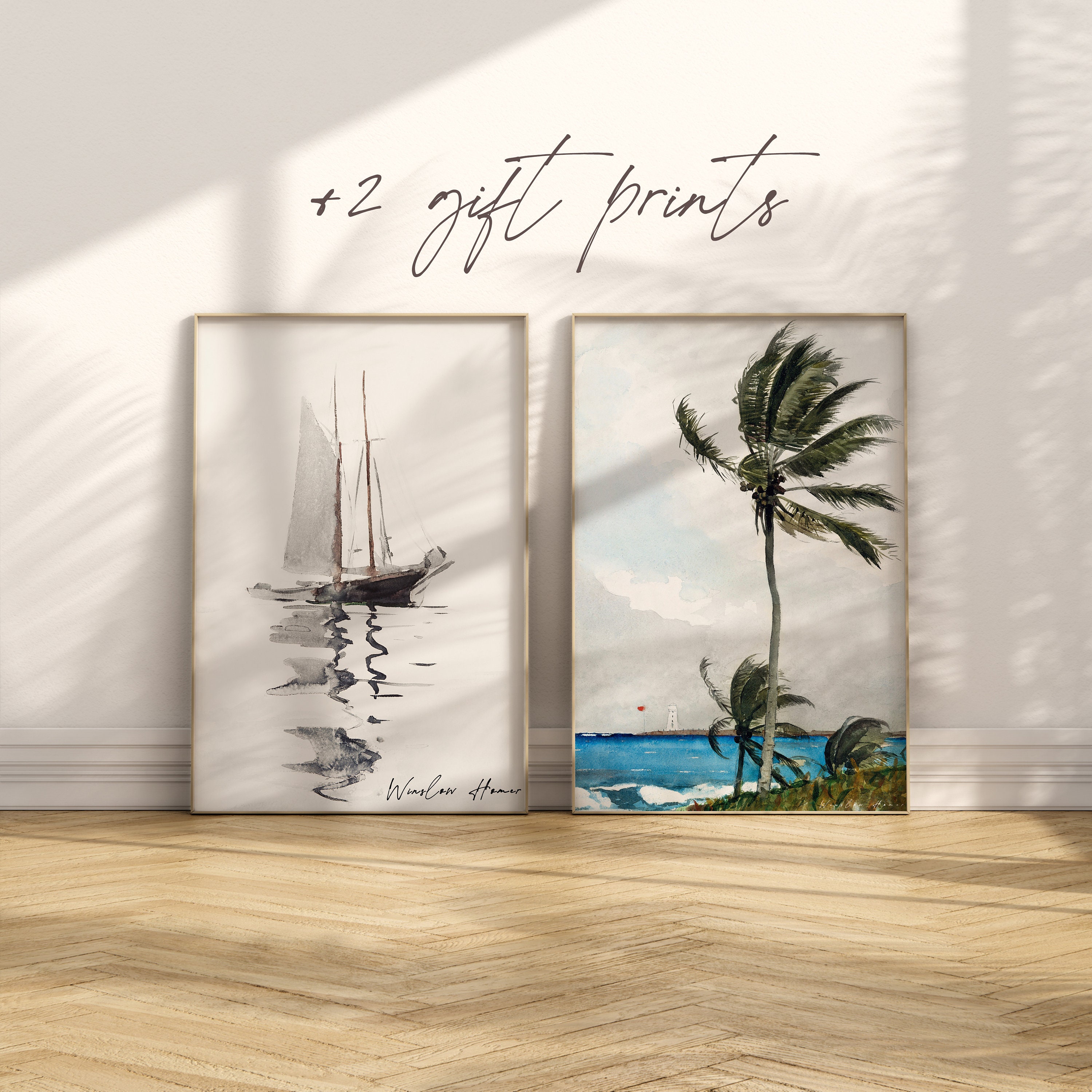 Winslow Homer Print, Set of 6, Winslow Homer Gallery, Exhibition Print ...