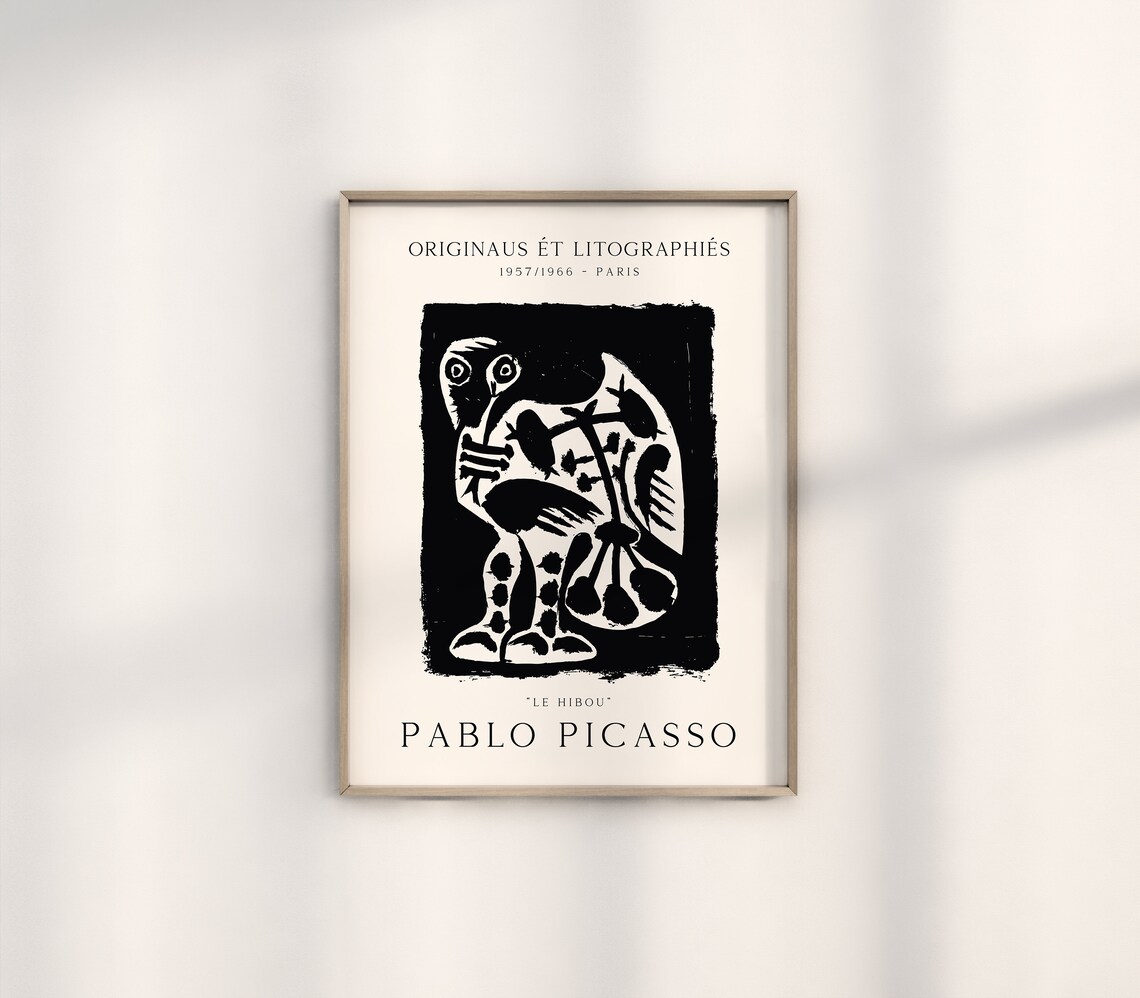 Picasso Prints, Gallery Wall Art, Set of 9 Print, Exhibiton Posters ...