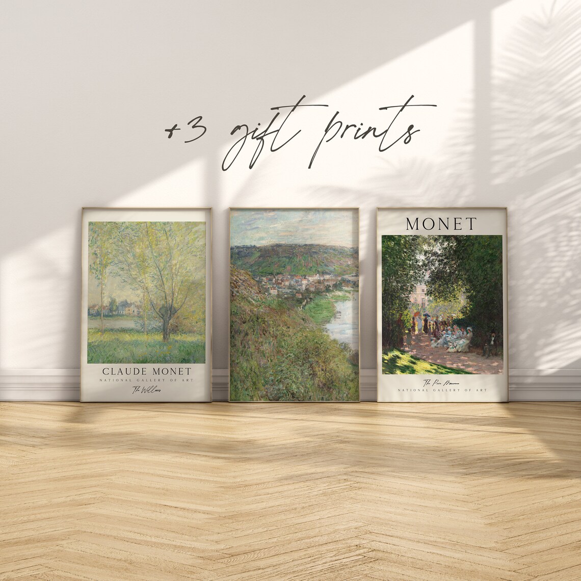 Claude Monet Prints, Set of 6, Monet Wall Art, Exhibition Print Set ...