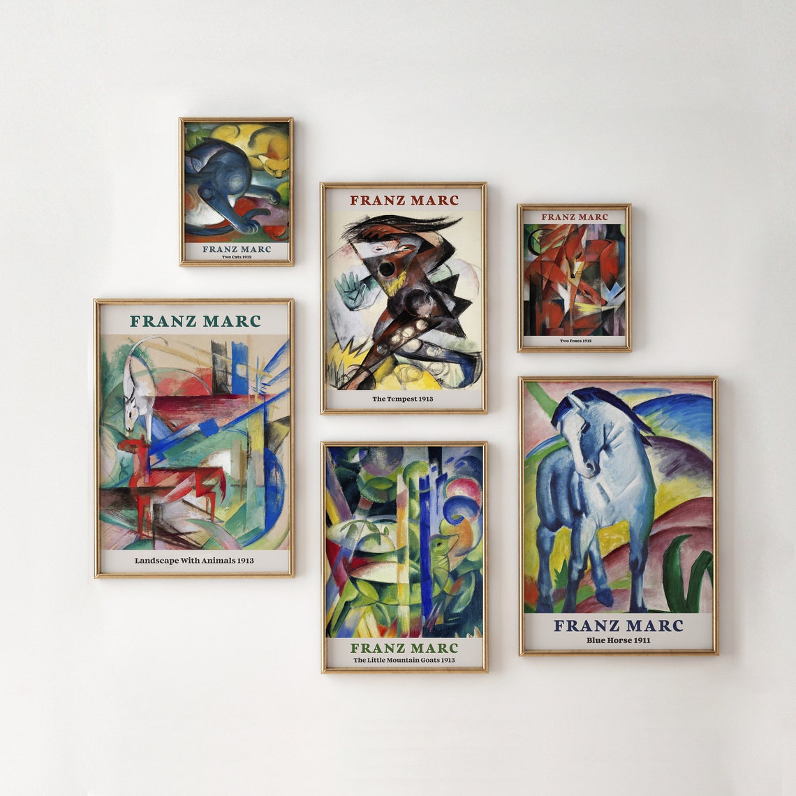 Franz Marc Modern Art Prints, Modernist Paints, Expressionist Wall Art ...