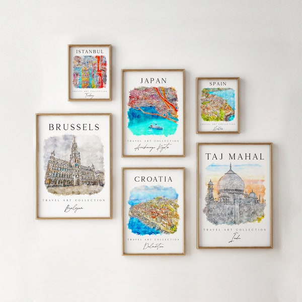 Travel Art - Etsy