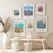 Travel Art Print Set, Travel Destinations Prints, Gallery Wall Art ...