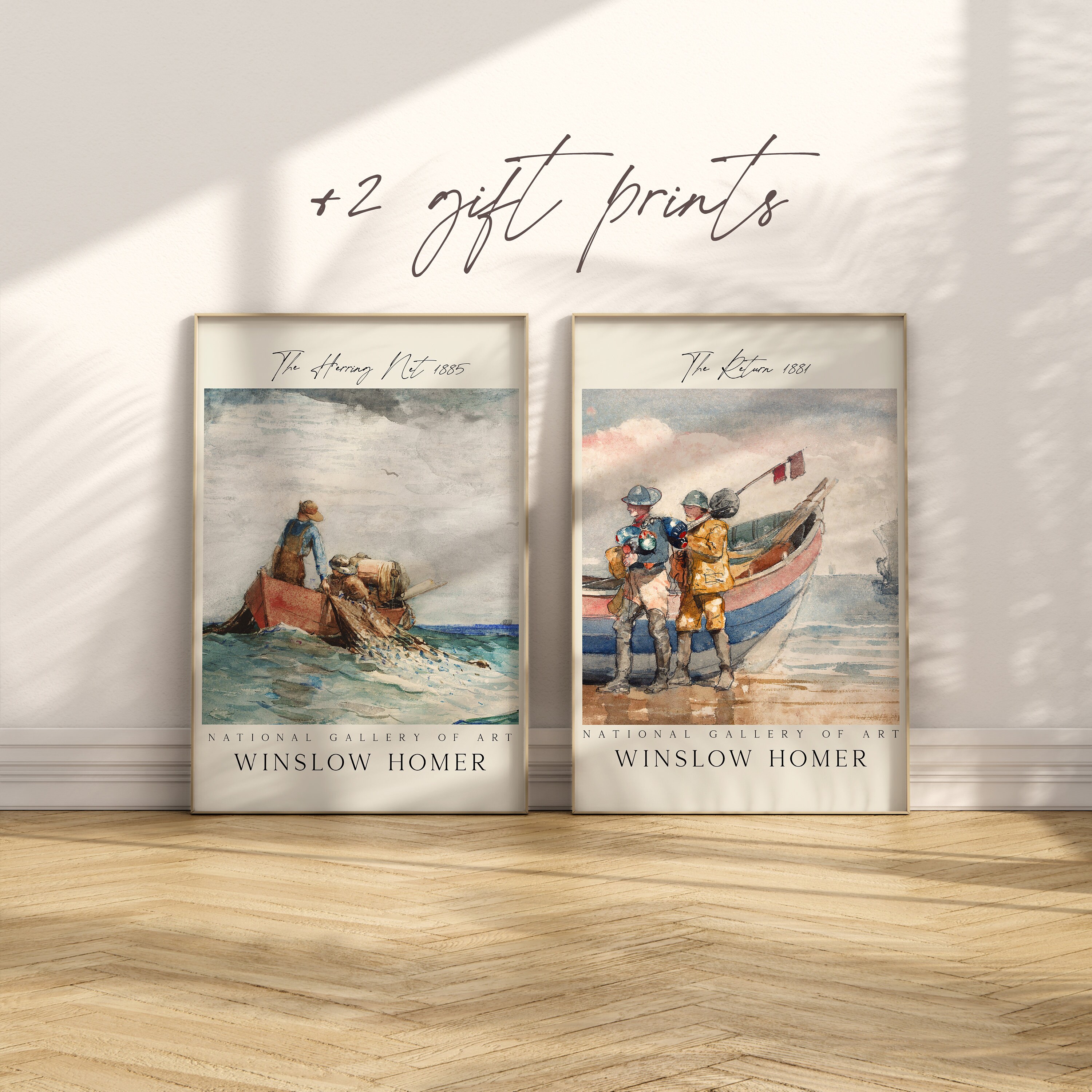 Winslow Homer Print, Set of 6, Gallery Wall Art, Exhibition Print Set ...