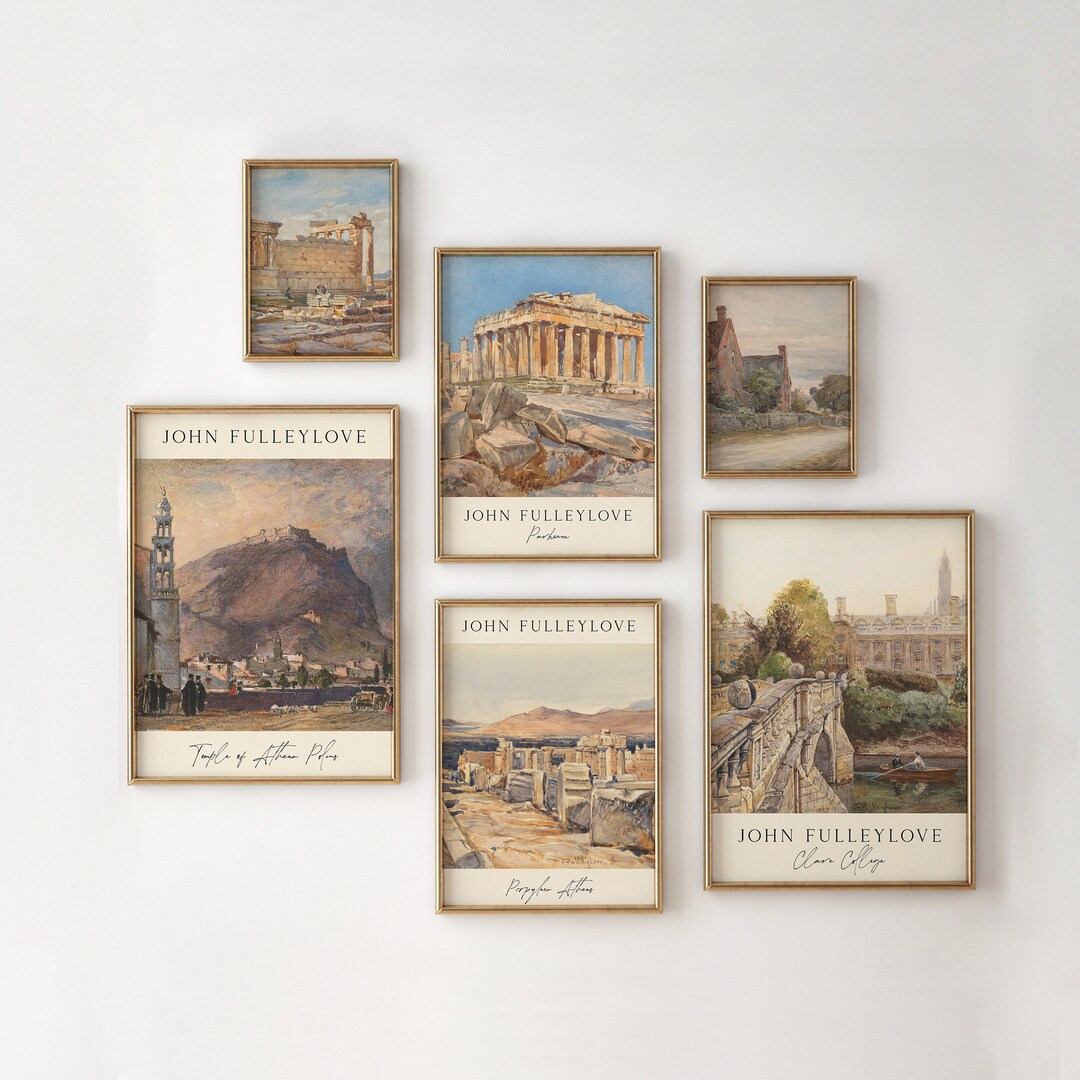 John Fulleylove Art Prints, Impresionism Print Set, Original Wall Art ...