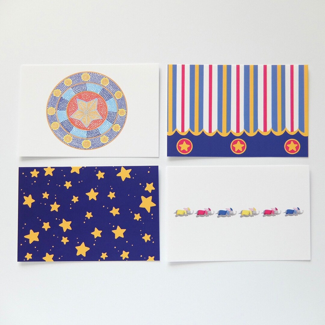 Dumbo the Flying Elephant Flat Note Card Set, Fantasyland Greeting ...