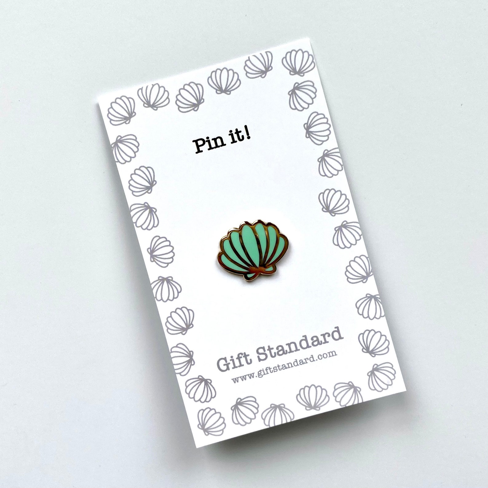 Mermaid Clamshell Pin Mint - Etsy