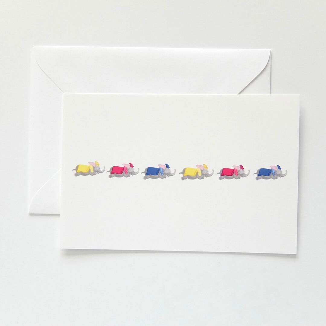 Dumbo the Flying Elephant Note Card, Fantasyland Greeting Cards ...