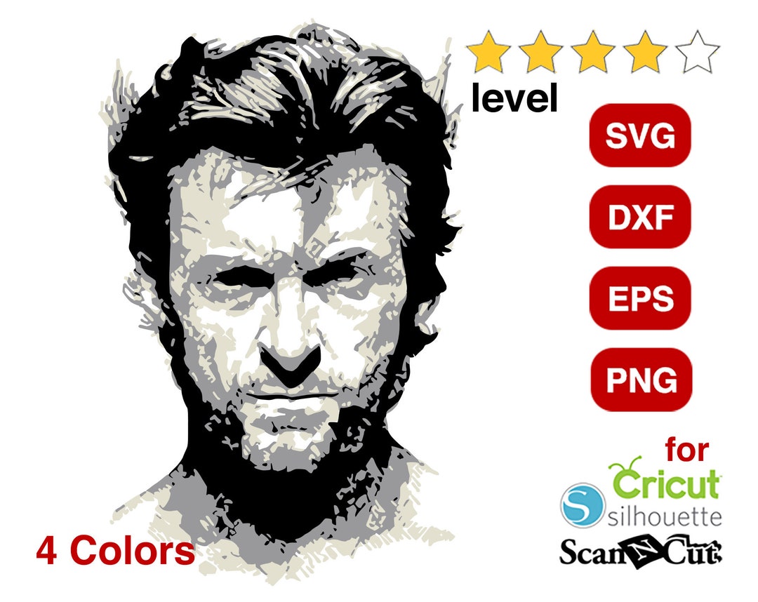 Wolverine Svg, Eps, Dxf, Wolverine Png for Cricut, Silhouette Cameo ...