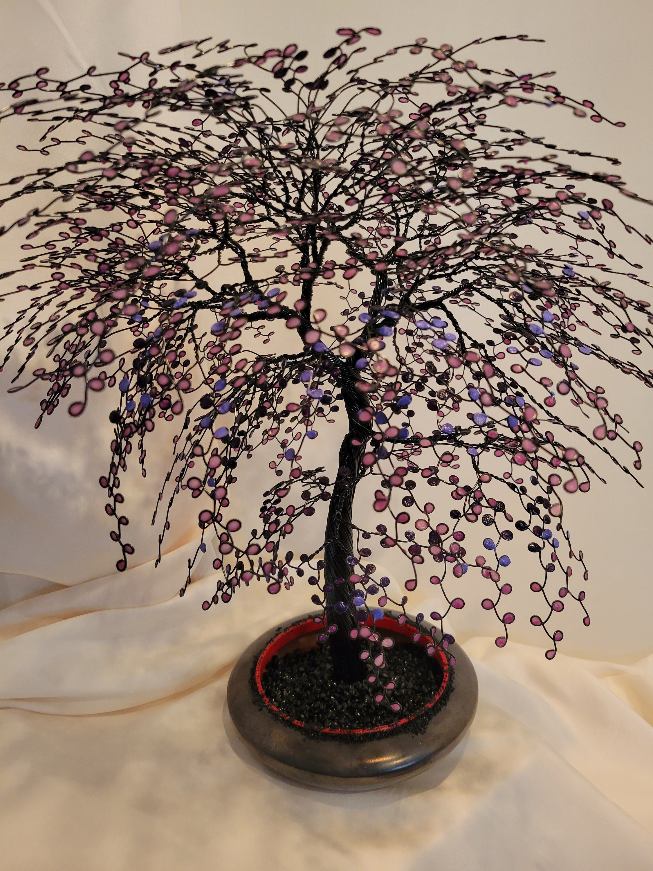 Plum Blossom Wire Tree - Etsy