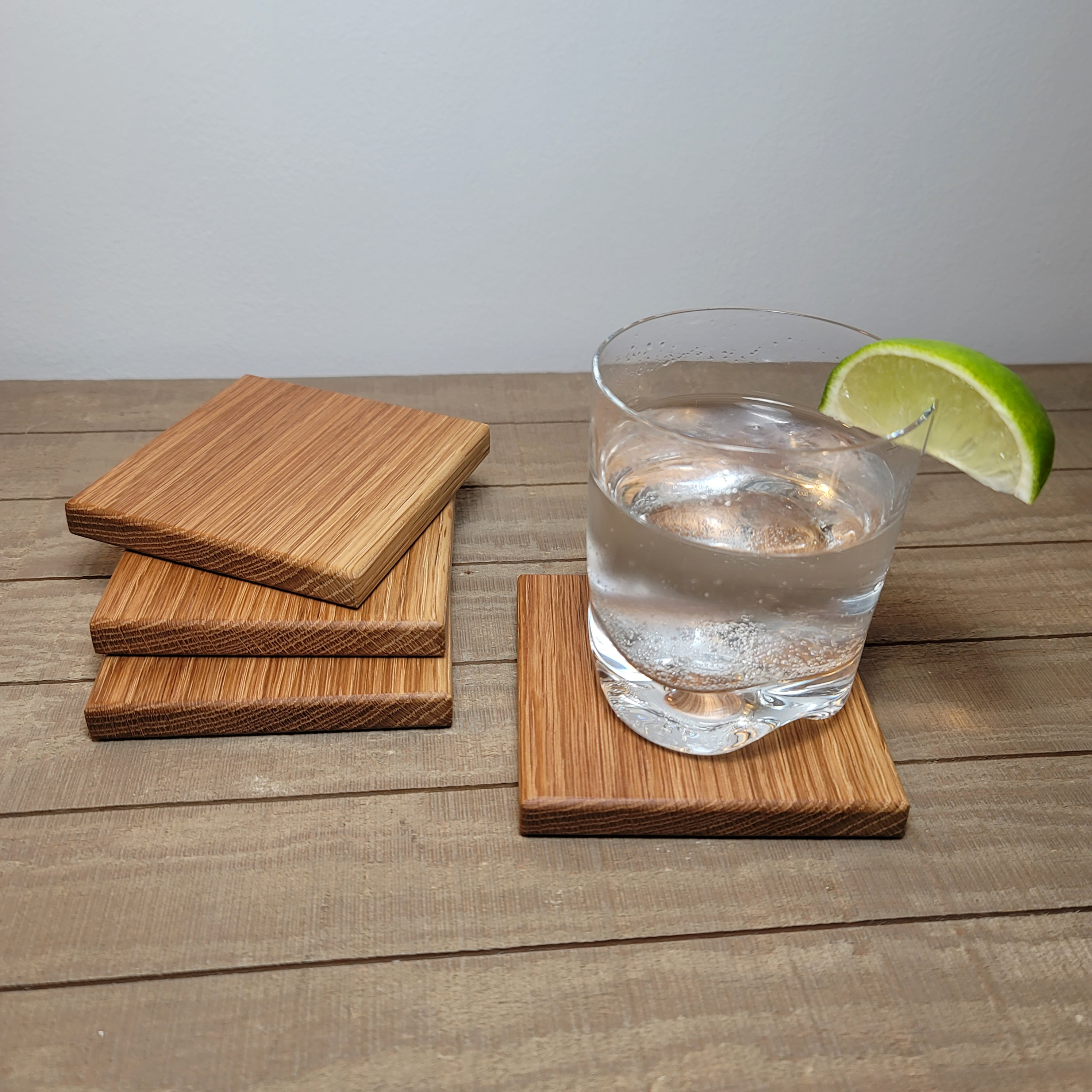 White Oak Coaster Set - Etsy