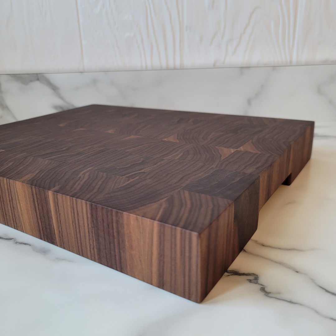 Walnut End Grain Cutting Board - Etsy