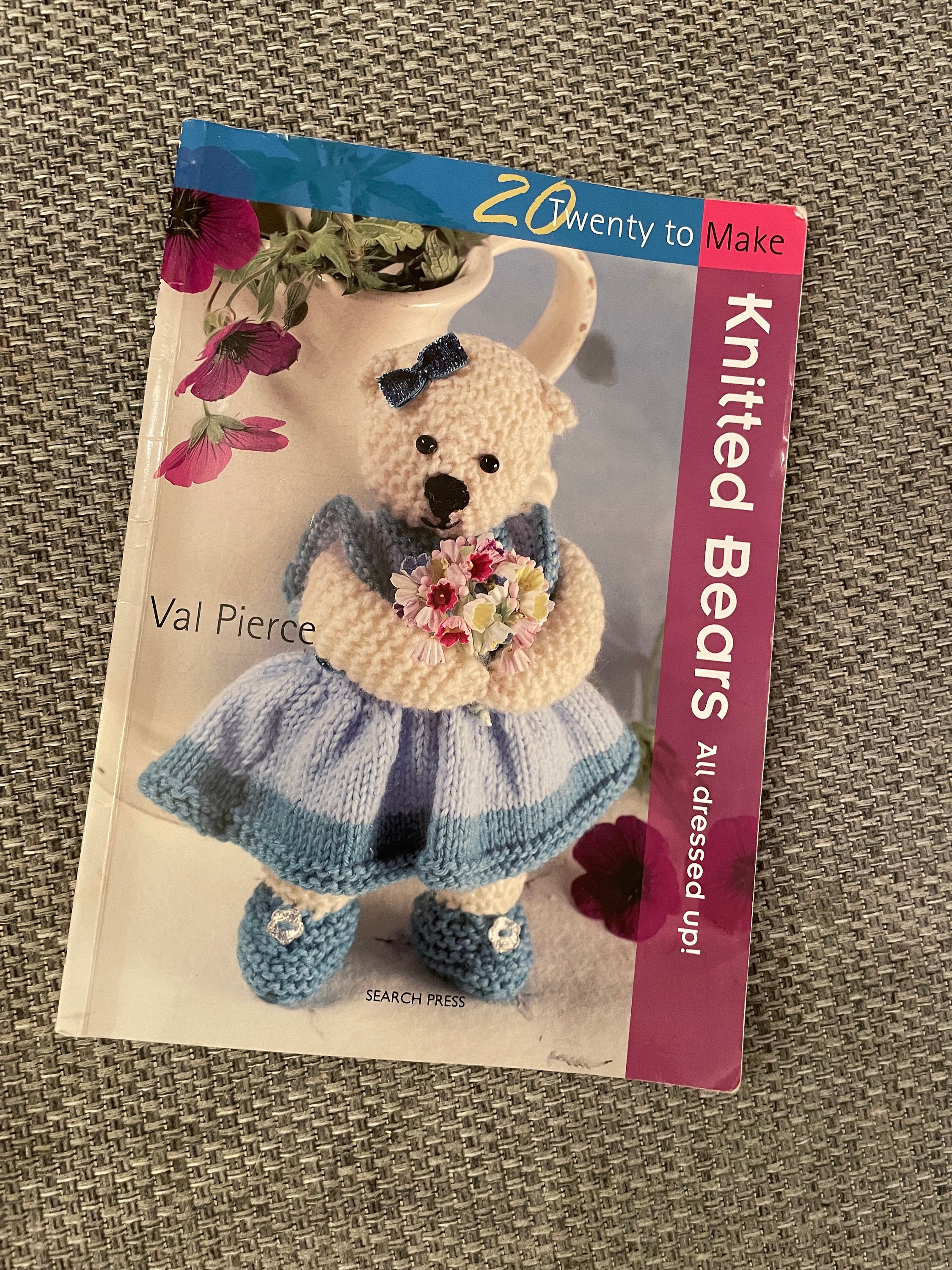 Knitted Bear Abi Ballet. Val Pierce Pattern - Etsy