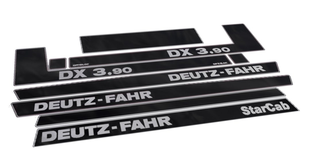 Deutz Fahr DX 3.90 Star Cab Aftermarket Replacement Tractor Decal ...