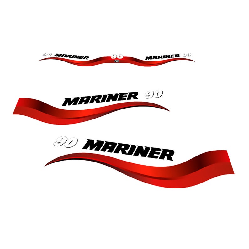 Mariner 90 2003-2012 Outboard Decal Sticker Set - Etsy