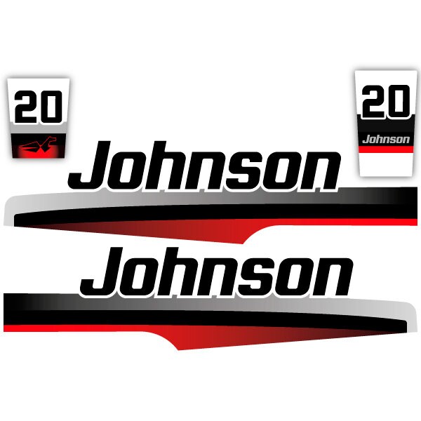 Johnson Outboard Decals - Etsy
