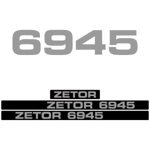 Zetor 6945 Aftermarket Tractor Decal / Aufkleber / Adesivo / Sticker ...