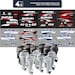 Suzuki 300 Four Stroke Blue (2013) Outboard Decal Sticker Set - Etsy