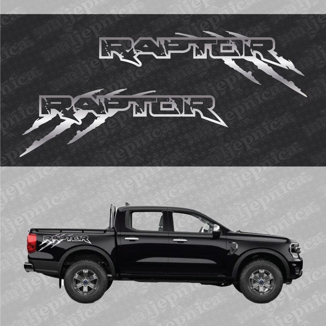 Aftermarket Replacement Decals to Fit Ford Raptor CLAW Silver for Truck ...