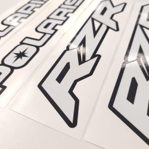 Polaris RZR Aftermarket Replacement Decals / 4pcs / Sticker Set - Etsy