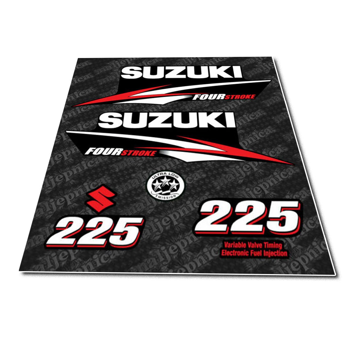 Suzuki 225 Four Stroke Outboard Decal Sticker Set - Etsy