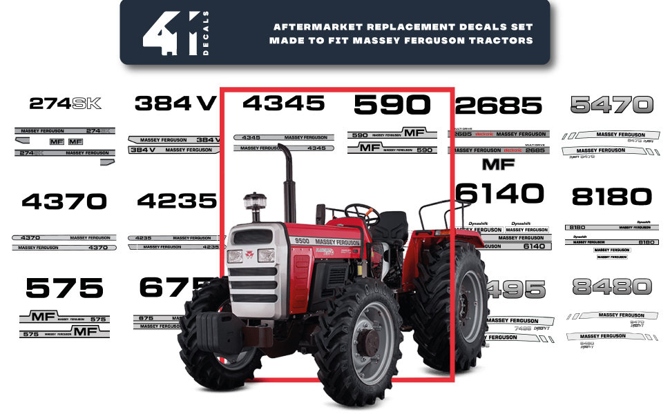 Massey Ferguson 240S L Aftermarket Replacement Tractor Decal - Etsy