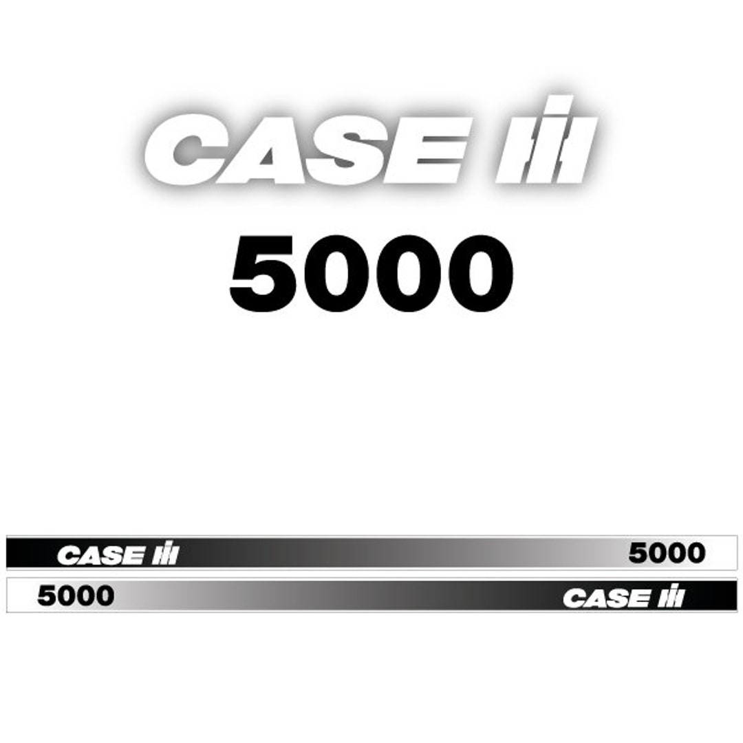 Case 5000 Aftermarket Replacement Tractor Decal (sticker) Set - Etsy