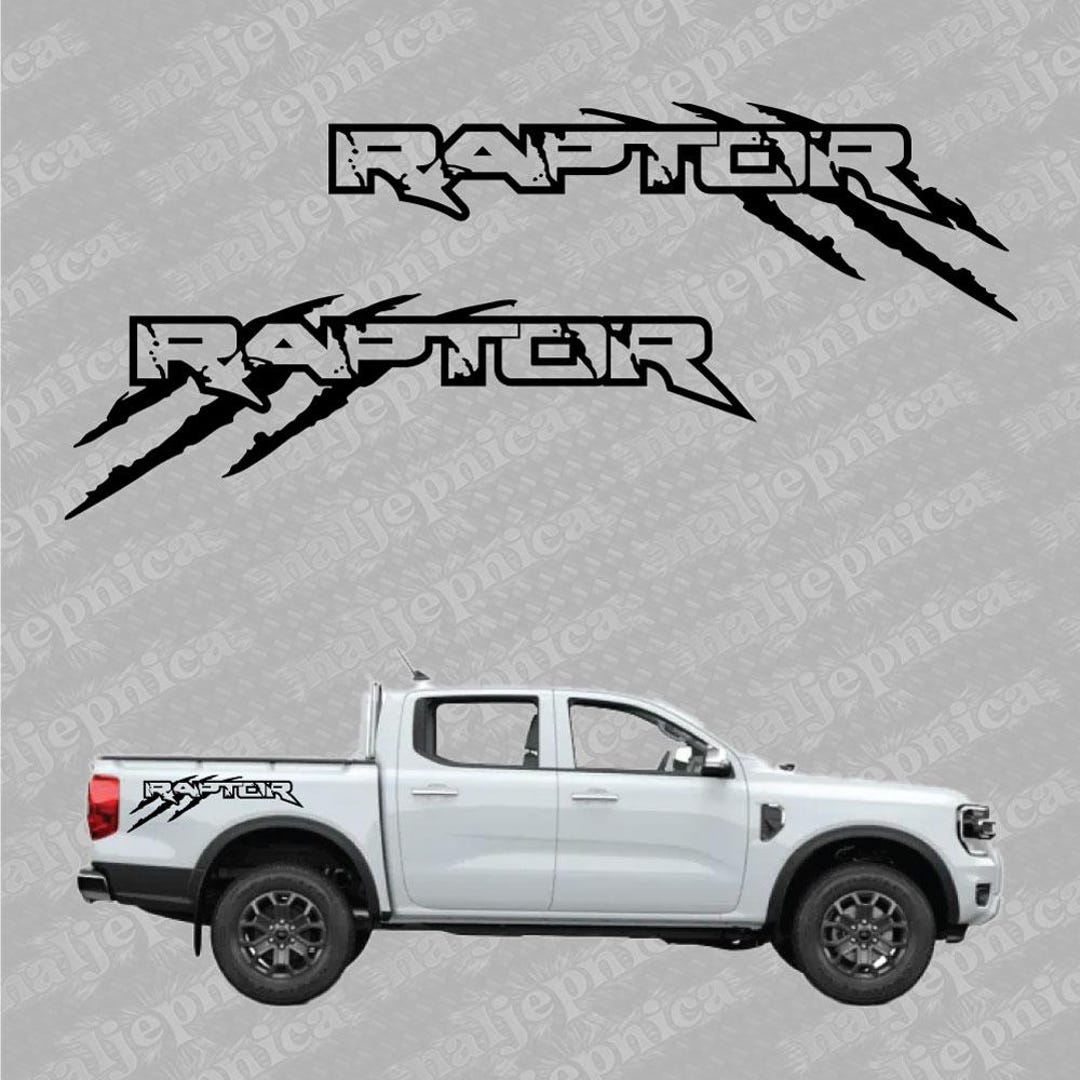 Aftermarket Replacement Decals to Fit Ford Raptor CLAW Black for Truck ...