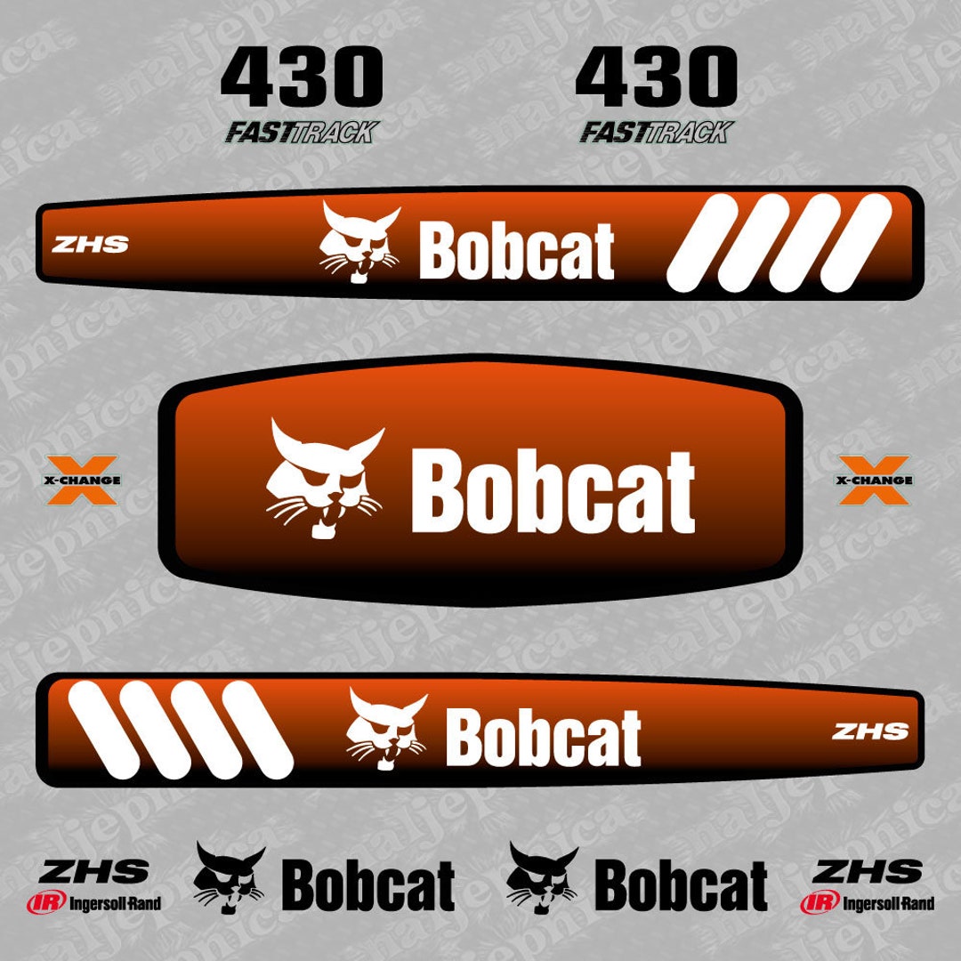 Bobcat 430 Excavator Aftermarket Decal / Aufkleber / Adesivo / Sticker ...