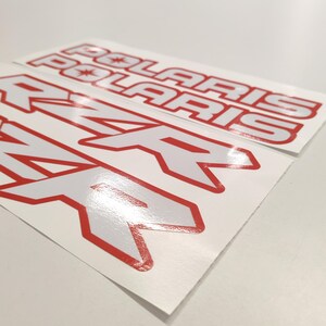 Polaris RZR Red Aftermarket Replacement Decals / 4pcs / Sticker Set - Etsy