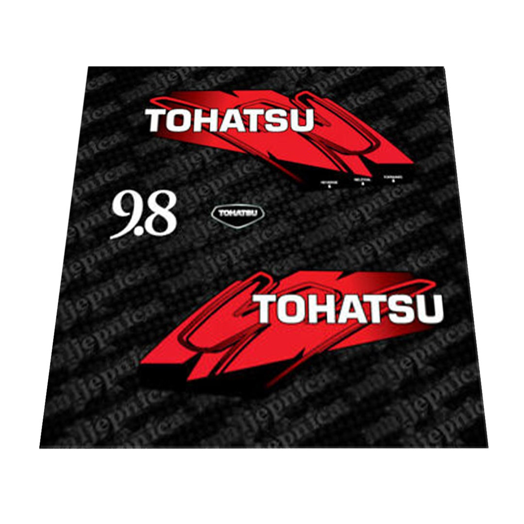 Tohatsu 9.8 Two Stroke (2012) Outboard Decal Sticker Set - Etsy