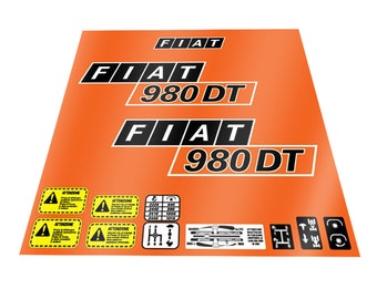 Fiat 640 Aftermarket Replacement Tractor Decal Sticker Set | Etsy