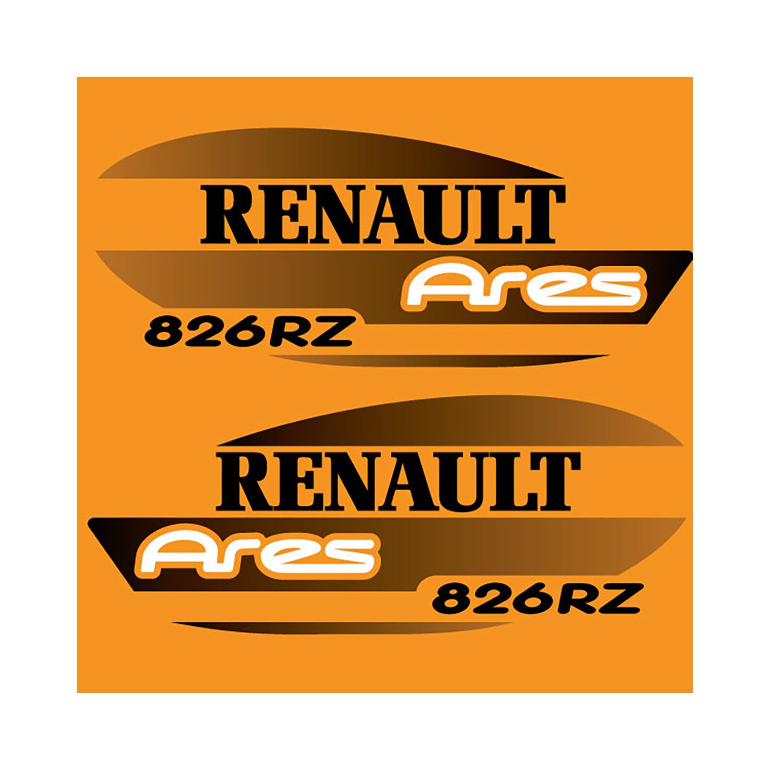 Renault 826 RZ Ares Aftermarket Replacement Tractor Decal - Etsy